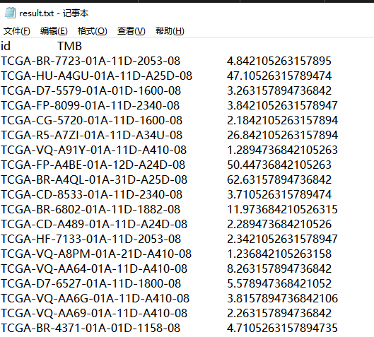 TMB计算的小工具-calculate_TMB.exe_计算tmb评分-CSDN博客