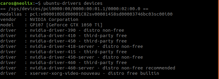 NVIDIA显卡驱动命令行安装（ubantu）_ubuntu 命令行 安装nvidia驱动-CSDN博客