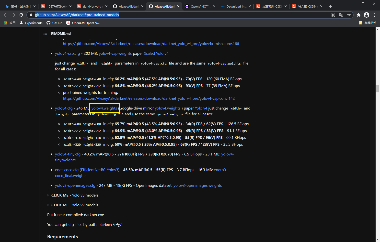 openVino 部署darkNet YOLOv4模型_darknet openvino-CSDN博客