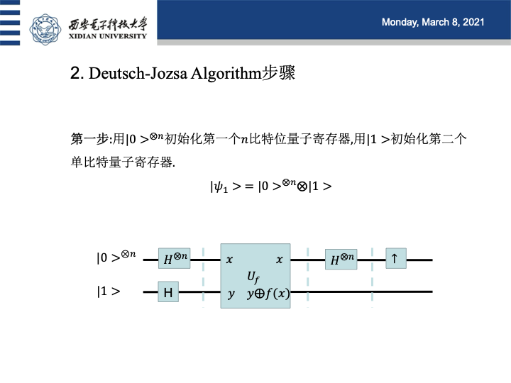 Deutsch-Jozsa Algorithm笔记_deutsch-josza qiskit-CSDN博客
