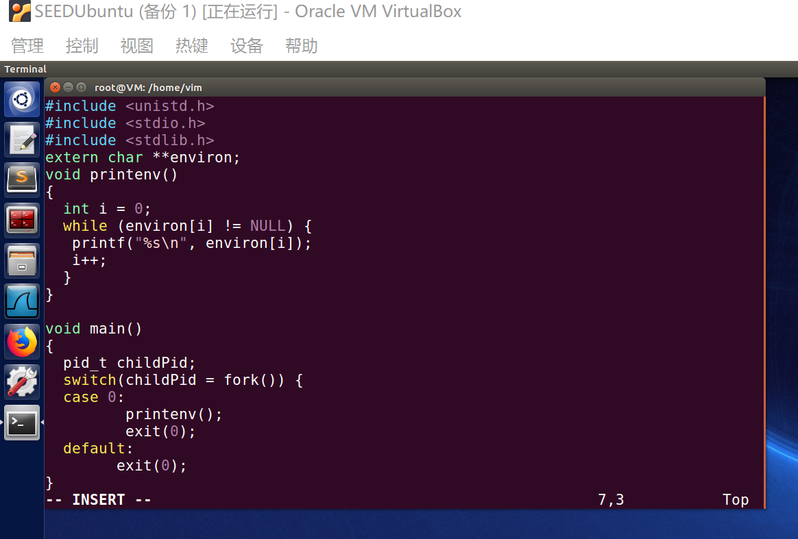 【信息安全-科软课程】Lab2环境变量和Set-UID程序实验_进入lab2文件夹,新建文件welcome.txt,写入“hello ******!”保存退出:-CSDN博客