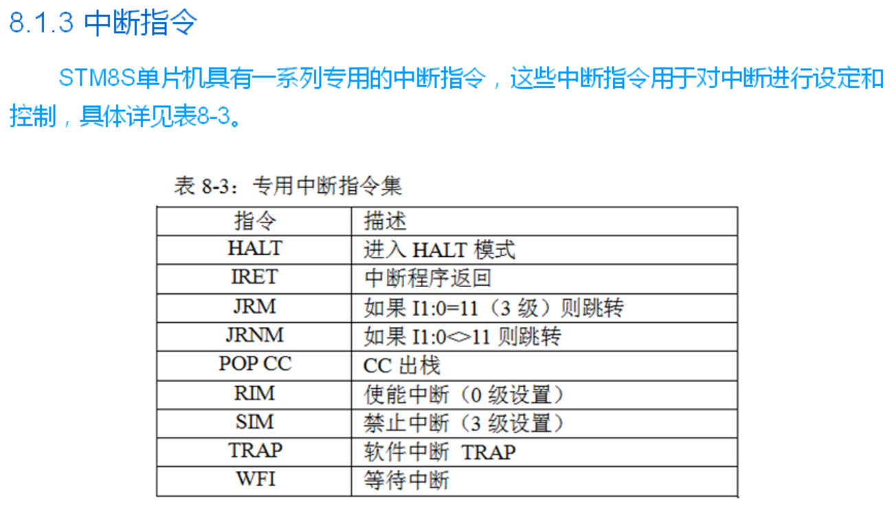 STM8S中断系统_stm8中断优先级-CSDN博客
