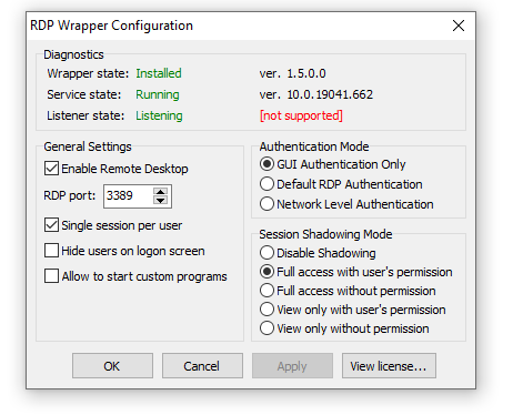 windows家庭版使用RDP Wrapper配置远程桌面_rdp wrapper configuration-CSDN博客