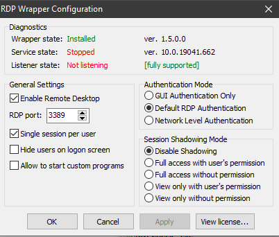 windows家庭版使用RDP Wrapper配置远程桌面_rdp wrapper configuration-CSDN博客