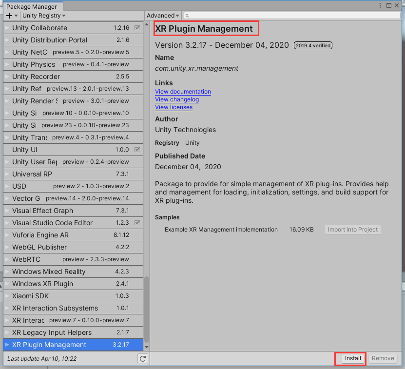 Unity XR Toolkit (一)项目配置_unity xr项目设置有效的加载程序配置-CSDN博客