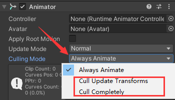 【Unity3D】Animator组件相关问题_editing and playback of animations on optimized ga-CSDN博客