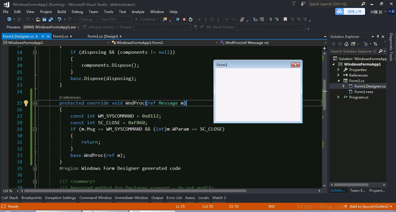 C# winform中窗口关闭按钮的隐藏与禁用详解_c# winform关闭按钮-CSDN博客