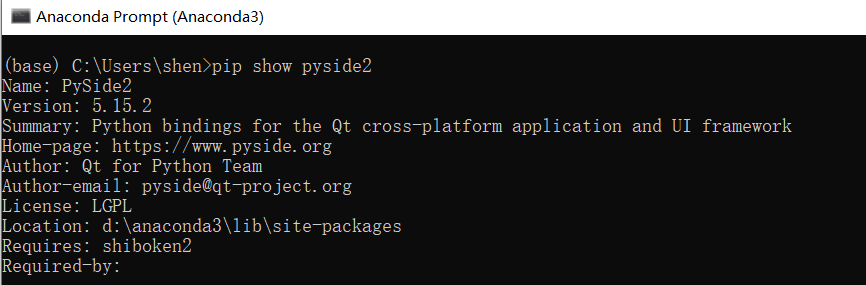PyQt学习——Anaconda3安装PySide2及相关报错的解决方法(This application failed to start because no Qt platform ...