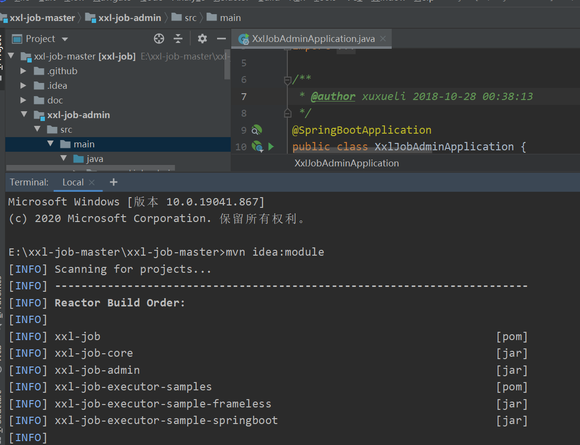 idea中设置sources后jar包仍不能自动下载，执行mvn idea:idea和mvn idea:module均报错：Goal requires a project to execute ...