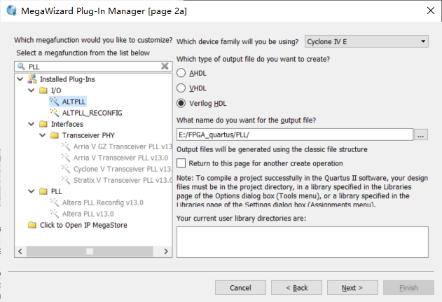Verilog——PLL锁相环 IP调用以及modelsim仿真测试_verilog锁相环生成100mhz时钟-CSDN博客