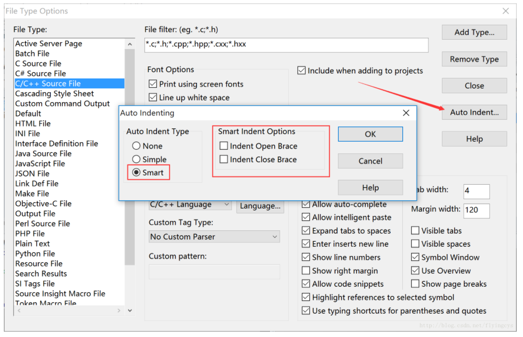 Source Insight4.0 超级配置讲解_sourceinsight4换行缩进-CSDN博客
