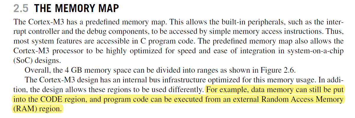 关于Cortex-M3 DesignStart ICODE DCODE ITCM DTCM 以及MemoryMap的划分_itcm中的i-code和d-code-CSDN博客