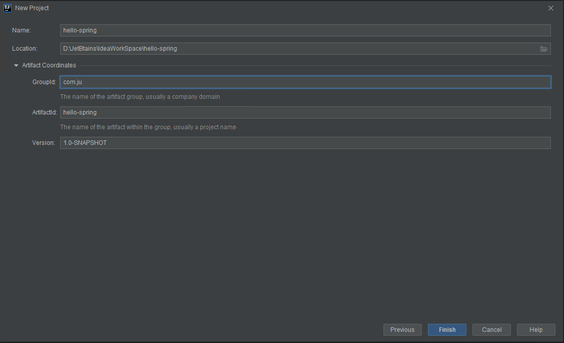 在IDEA中实现第一个Spring程序——HelloSpring_idea第一个spring程序-CSDN博客