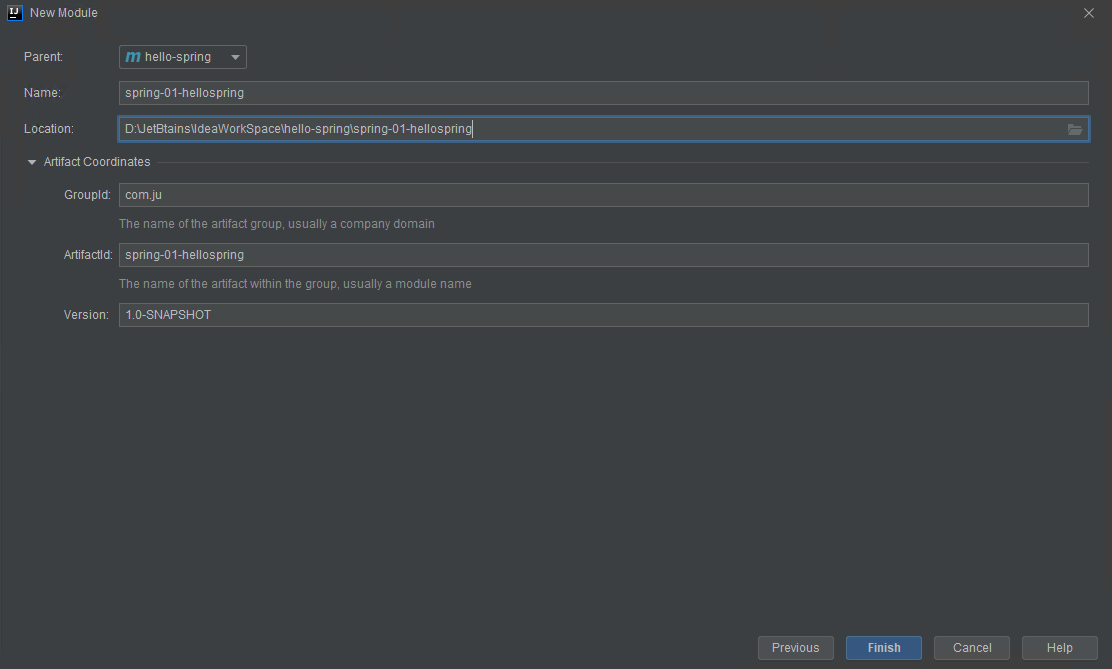 在IDEA中实现第一个Spring程序——HelloSpring_idea第一个spring程序-CSDN博客