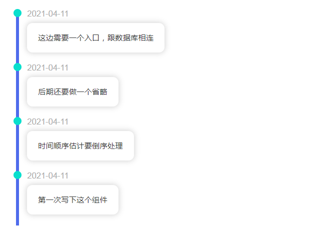 Css手写一个时间轴组件vuevue左边时间线 右边卡片 Csdn博客 