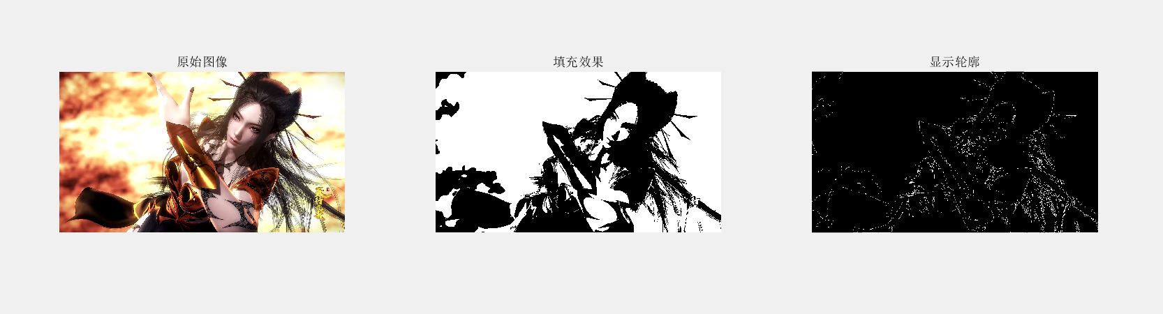 MATLAB对图像处理的填充边缘检测轮廓特征提取的imfill函数与bwperim函数_matlab边缘检测之后怎么填充-CSDN博客