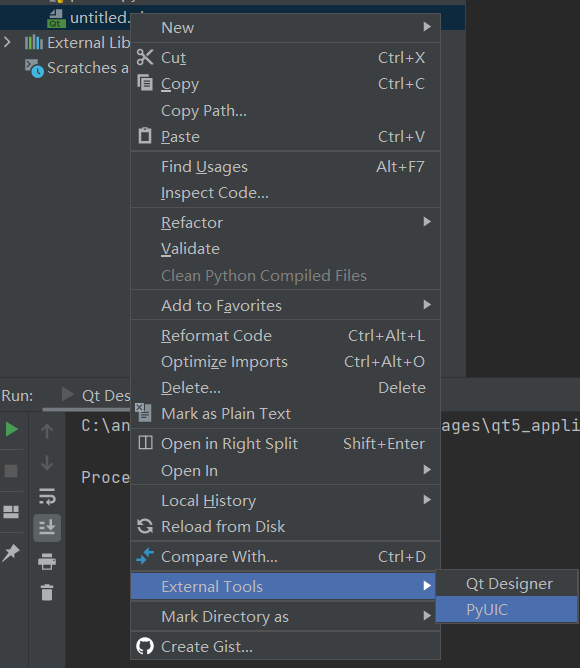 Windows 下 pycharm 安装 pyqt5_-m pyqt5.uic.pyuic-CSDN博客