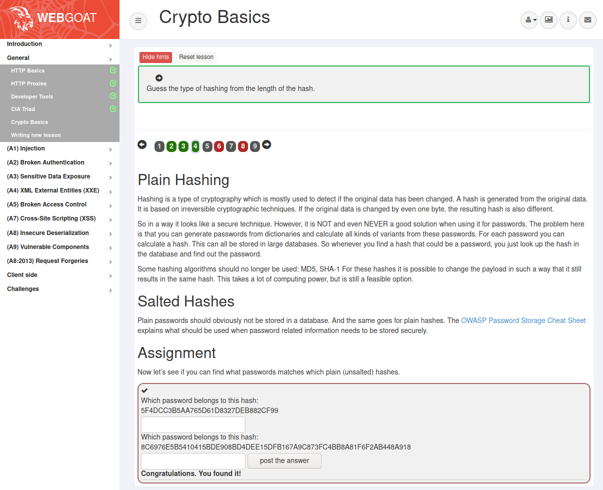 WebGoat 8.1 靶场 刷题通关教程全攻略 - General_step 4: add an assignment to your ...