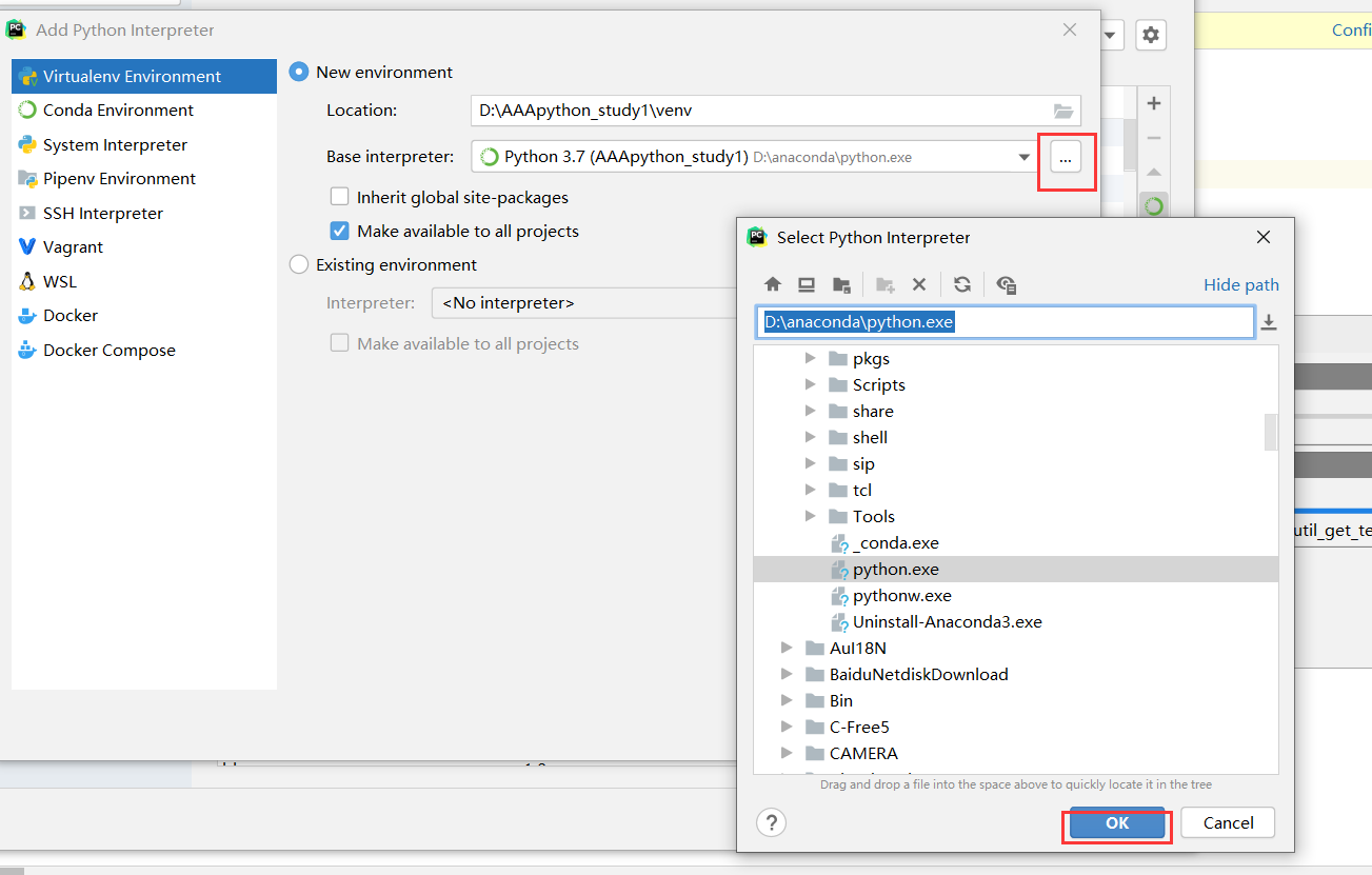 pycharm运行python程序没有解释器怎么办_we didn't find any interpreters installing a ...