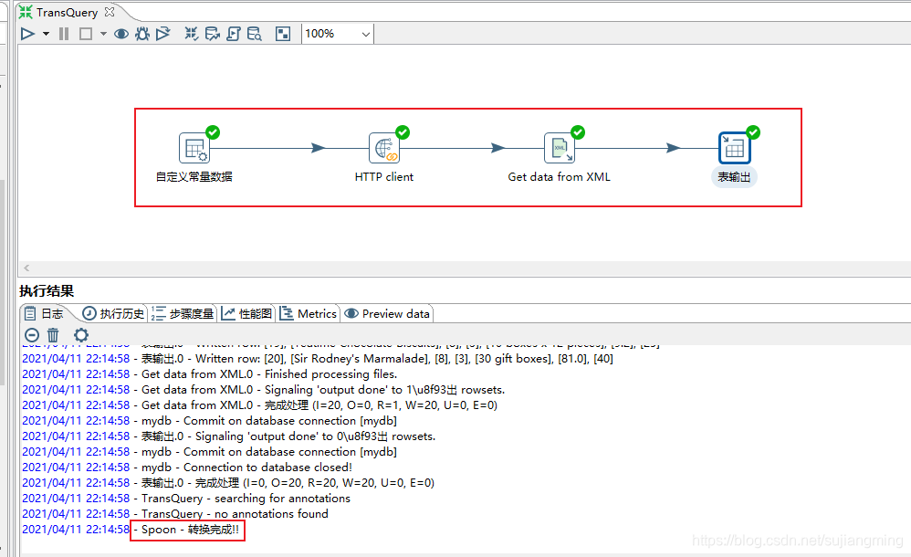 Kettle8 2查询组件之 Client Kettle Client Csdn博客