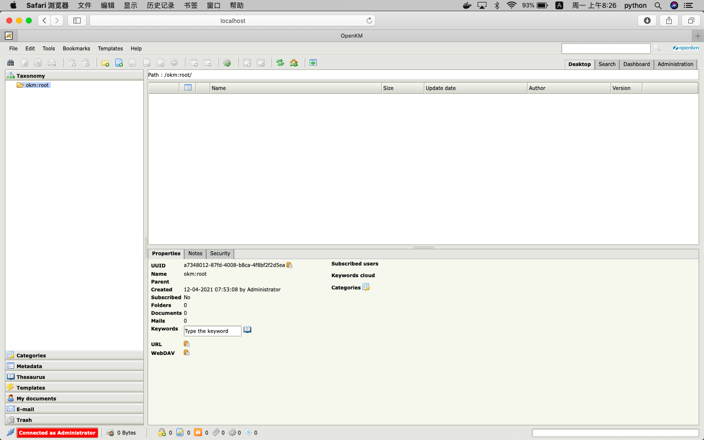 在Mac下用docker安装openkm的配置过程（超简单版）_openkm docker-CSDN博客