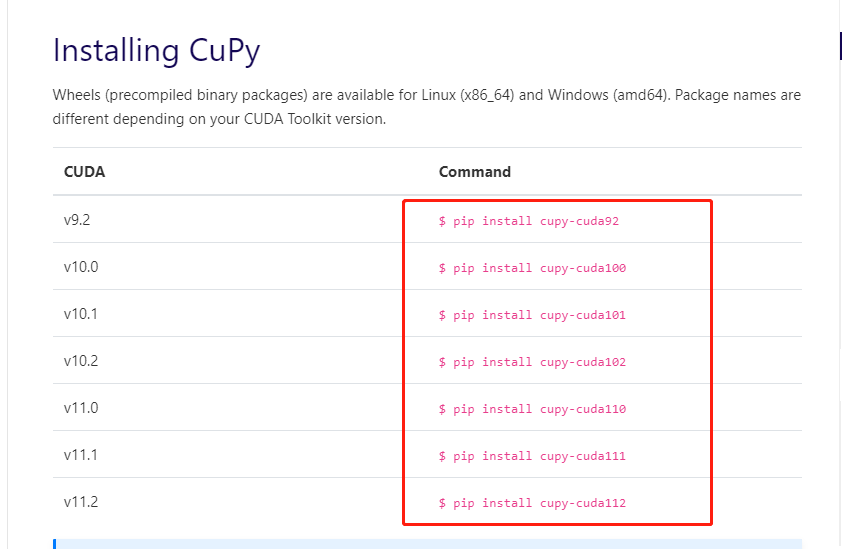 cupy 安装_cupy库和cuda12-CSDN博客