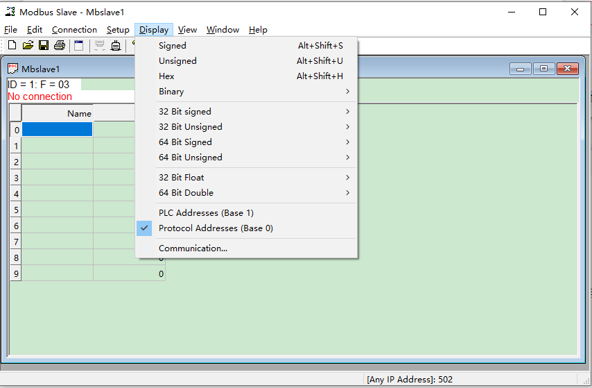 Modbus通讯协议(一)——测试工具ModbusPoll和ModbusSlave_modbusslave注册码-CSDN博客