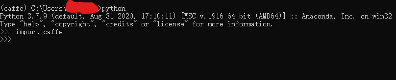 win10+anaconda3+python3.7+caffe安装及导入caffe失败：ImportError: DLL load failed: 找不到指定的模块。解决办法_克隆caffe ...