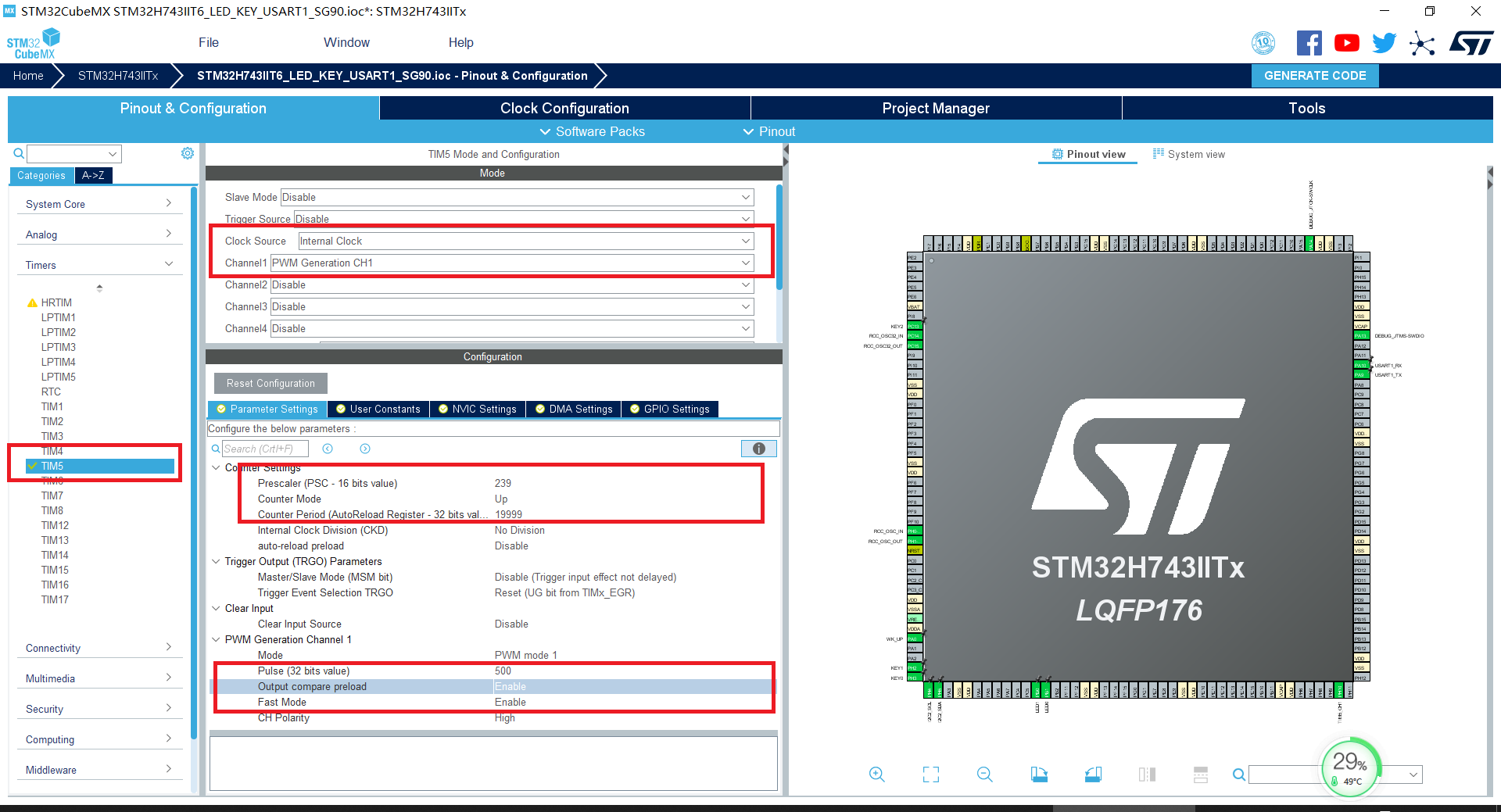stm32Cubemx实用篇(一)：PWM控制SG90舵机-CSDN博客