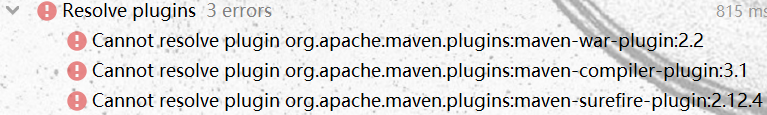 解决Maven使用JBLJavaToWeb出现Cannot resolve plugin org.apache.maven.plugins:maven-war-plugin:2.2等报错 ...