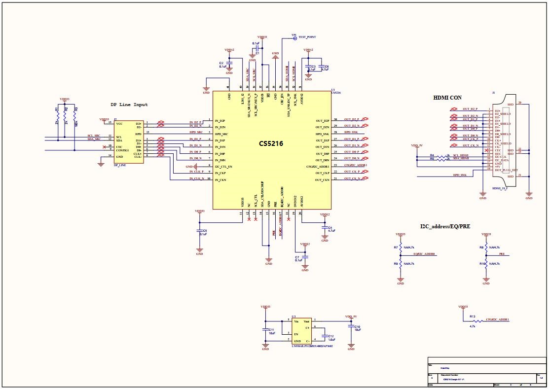 替代DP TO HDMI 1080P PS8402A|不改电路PIN TO PIN 替代PS8402A|CS5216替代PS8402A方案设计 ...
