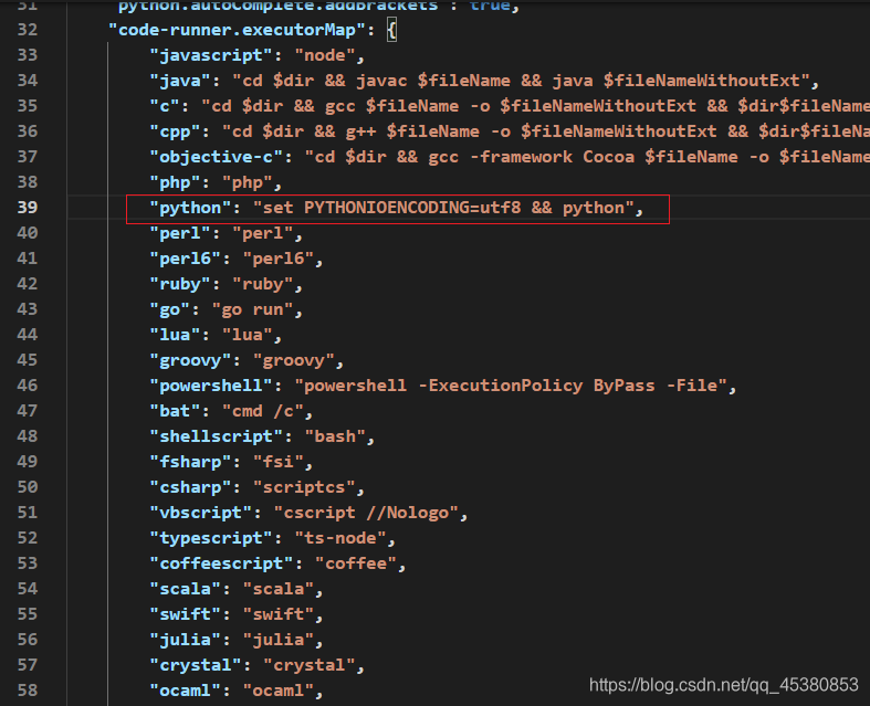 Python Vscode Runcode 输出中文乱码 解决方案runcode插件乱码python Csdn博客