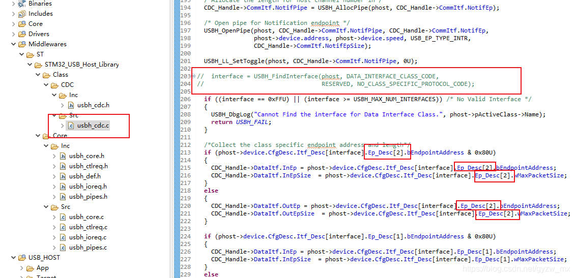 使用stm32cubeide的usb Host Cdc库驱动ec20模块usbhost Cdc Ec20 Csdn博客