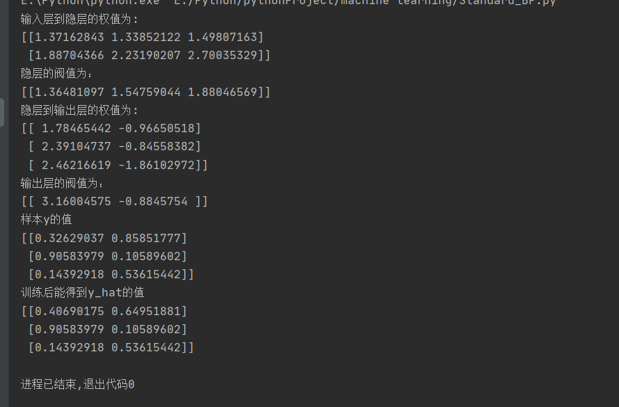 标准BP算法、累积BP算法Python实现_python 语言编程实现标准 bp 算法和累积 bp 算法-CSDN博客