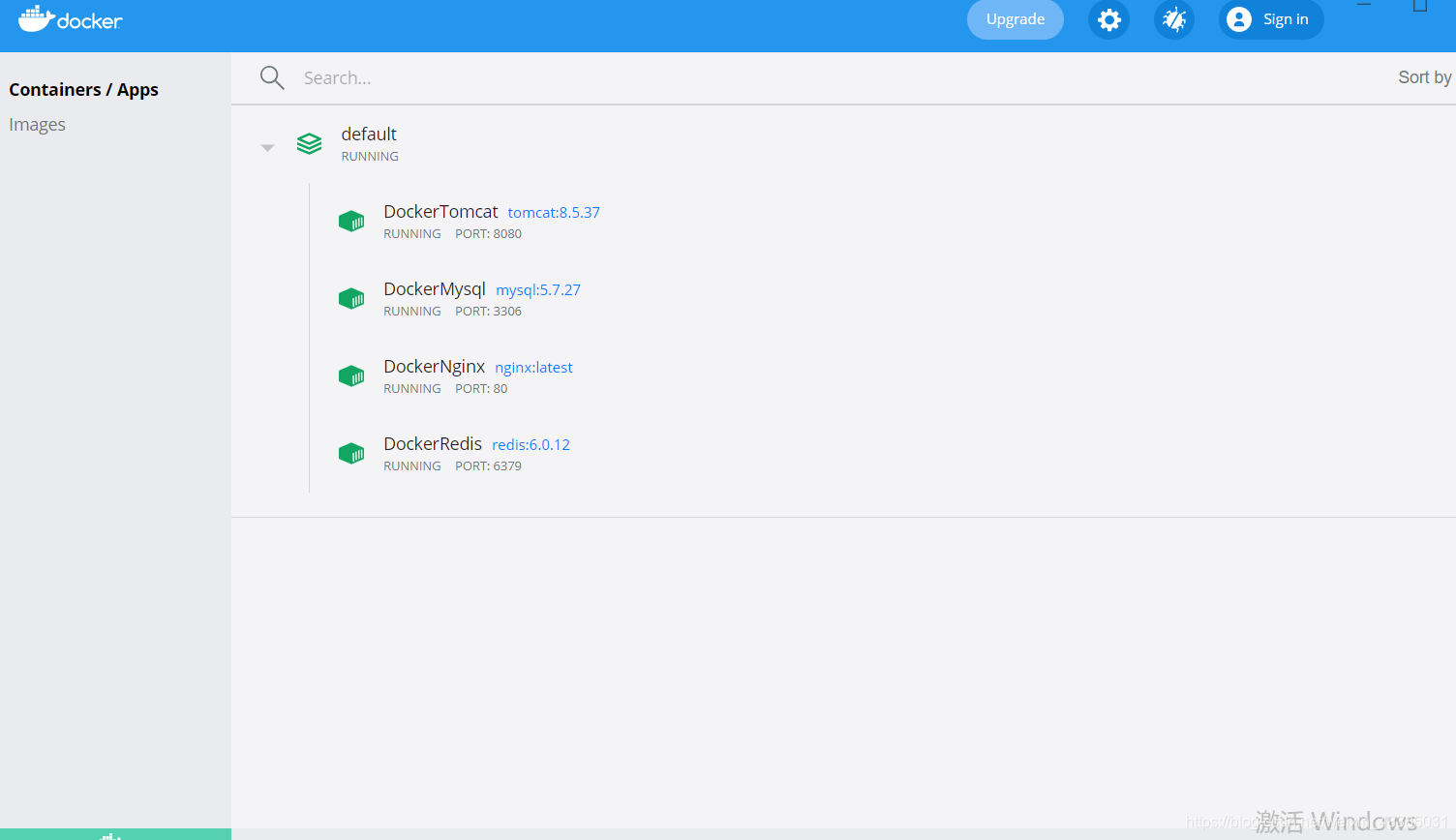 Windows环境下docker容器化部署springboot Docker Compose Redis Nginx Mysql Tomcat Windows Server 2019