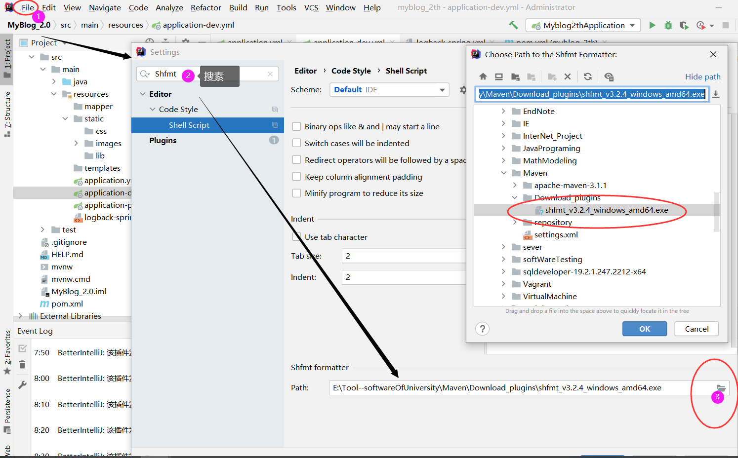 【Bugs】启动IDEA，提示“can‘t download sh shfmt formatter”_can't download sh shfmt formatter. please ...