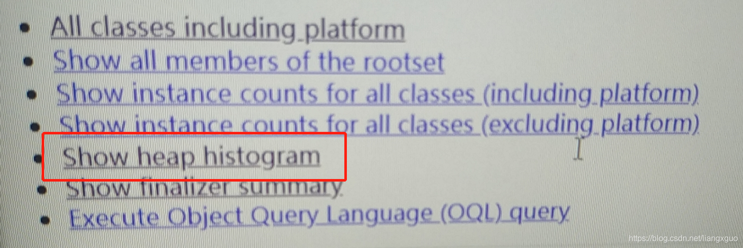 Java 堆栈信息分析hprof 文件(分析及查询oom)java Hprof文件分析liangxguo的博客 Csdn博客