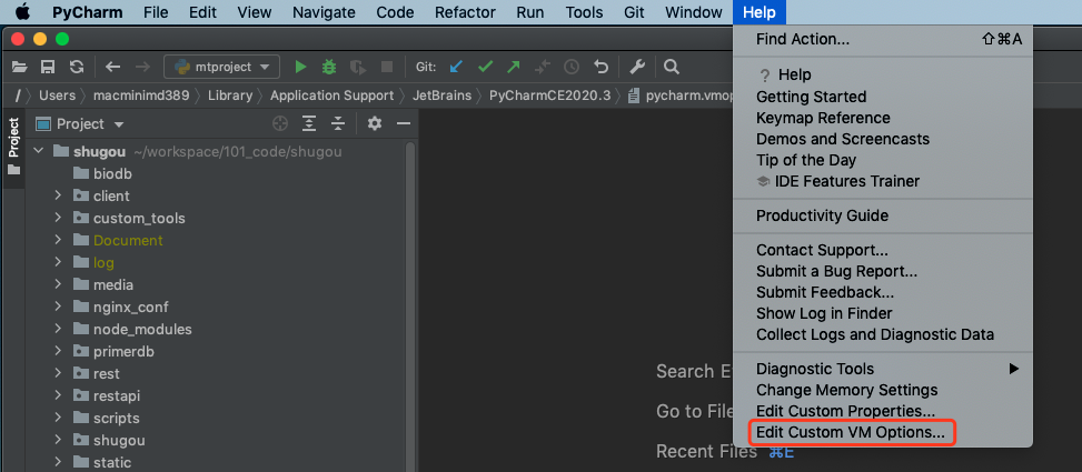 修改pycharm的使用内存_pycharm打开不运行程序占用内存一般多大-CSDN博客
