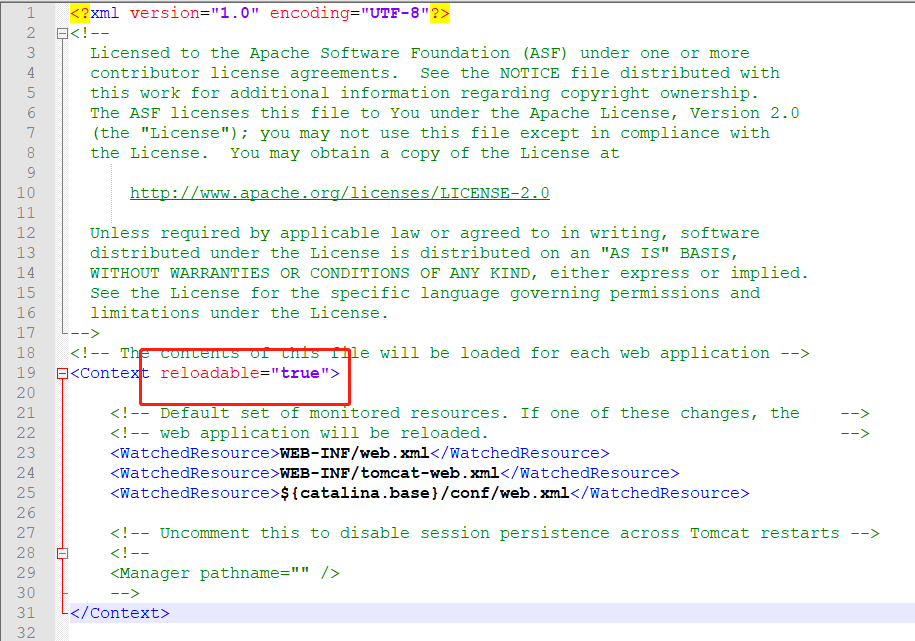 tomcat context.xml中属性reloadable_tomcat context reloadable-CSDN博客