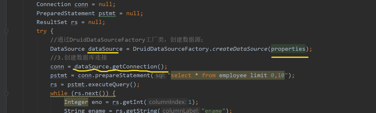 JDBC入门十四：连接池（2）：Druid连接池的配置和使用；（在实际中使用尚有疑问？后续明确了，需要再回头改）（包含读取配置文件，及路径格式 ...
