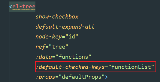 Vue+Element-UI树形控件报错：“TypeError: this.$refs.tree is undefined“_this.$refs.tree.setcheckedkeys报错 ...