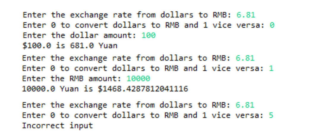Java，第一次作业——货币兑换_中元转换日元java-CSDN博客