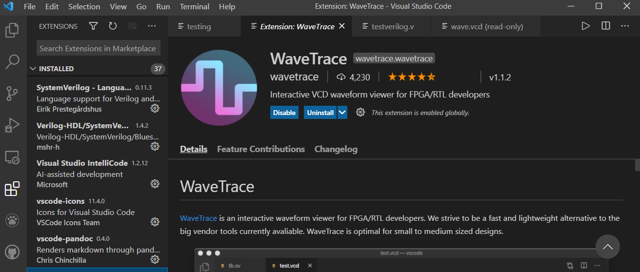 在VSCode中配置Verilog语言环境并使用学习WaveTrace插件-CSDN博客