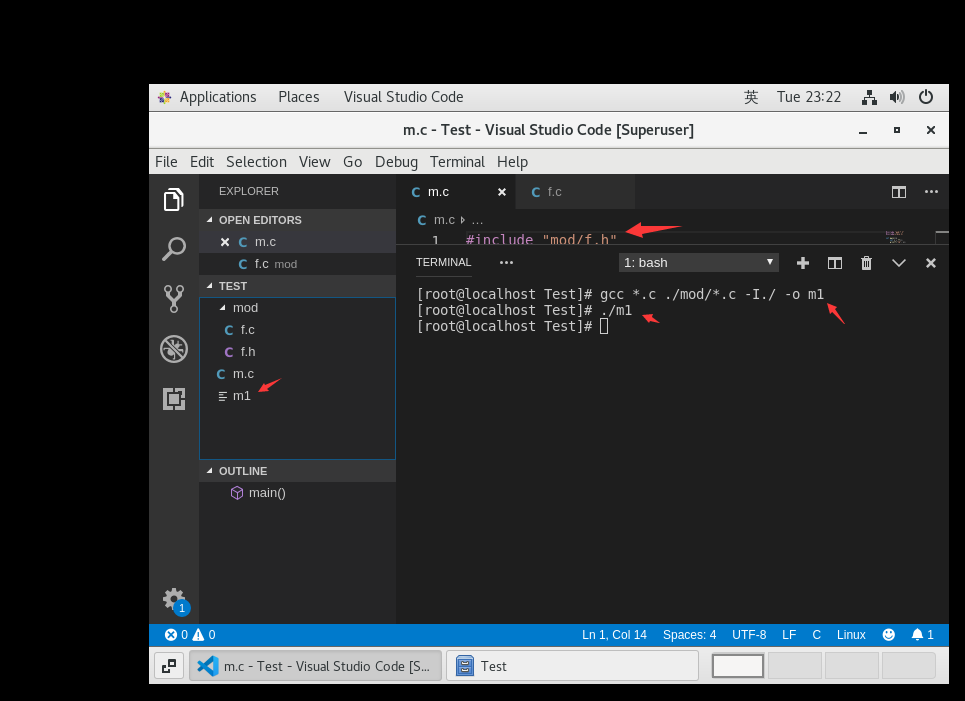 centos7下c/c++环境搭建 1.安装vscode 2.下载插件 3.调试 4.直接运行代码ctrl+F5 5.gcc编译多个文件及其task.json配置 及其 C++ 用g++编译 ...