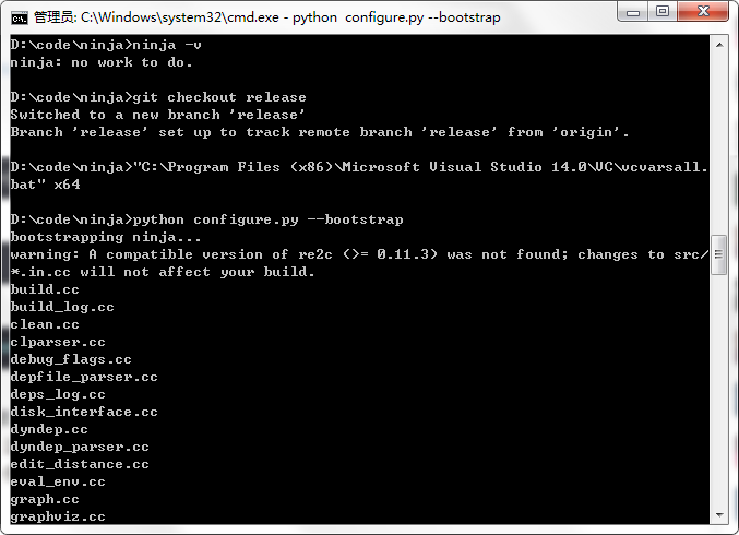 Windows下安装ninja环境_ninja.exe-CSDN博客