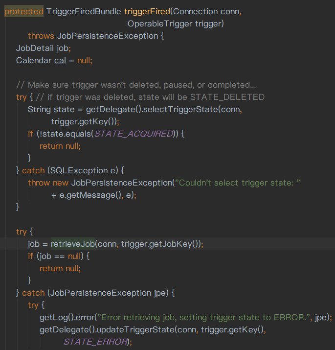 Quartz执行逻辑（四）触发器状态变成error，任务不执行_quartz error-CSDN博客