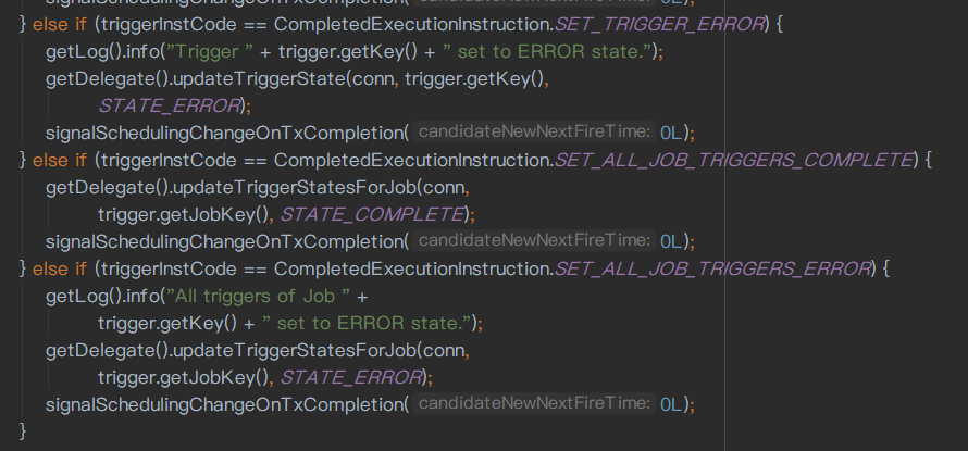 Quartz执行逻辑（四）触发器状态变成error，任务不执行_quartz error-CSDN博客