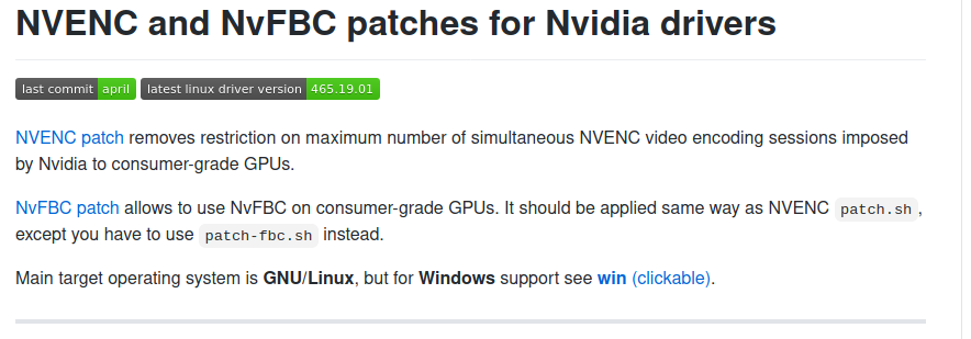 NVENC 笔记本英伟达显卡只能处理3路视频编解码_英伟达显卡 限制了编码的数量-CSDN博客