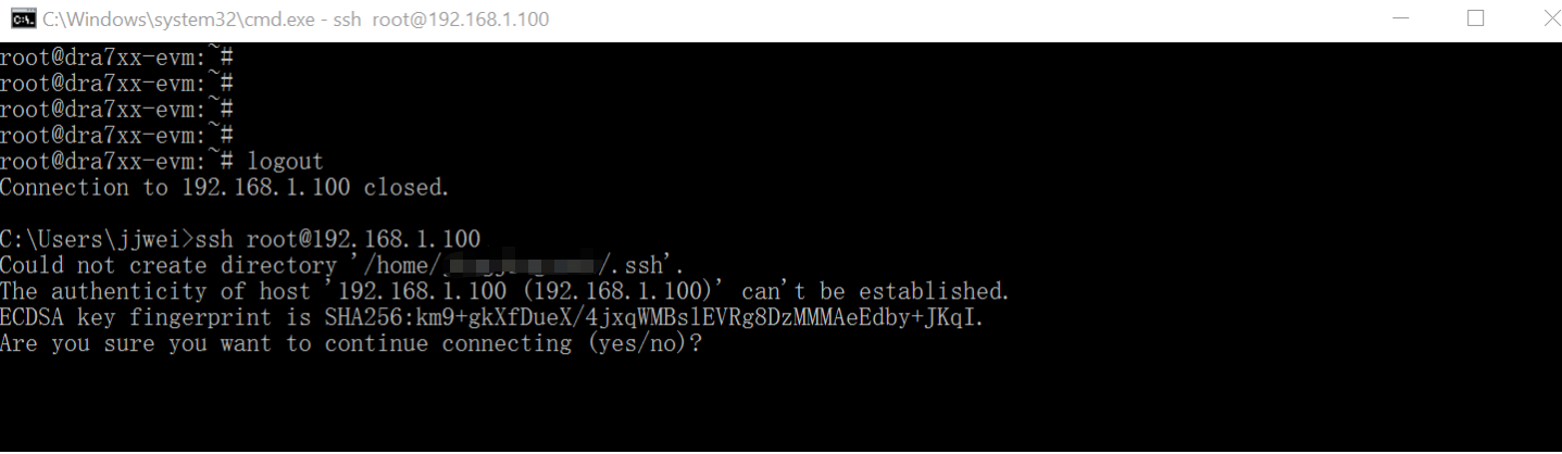 OpenSSH for Windows 提示 “Could not create directory ‘/home/username/.ssh‘.”_ssh failed to created ...