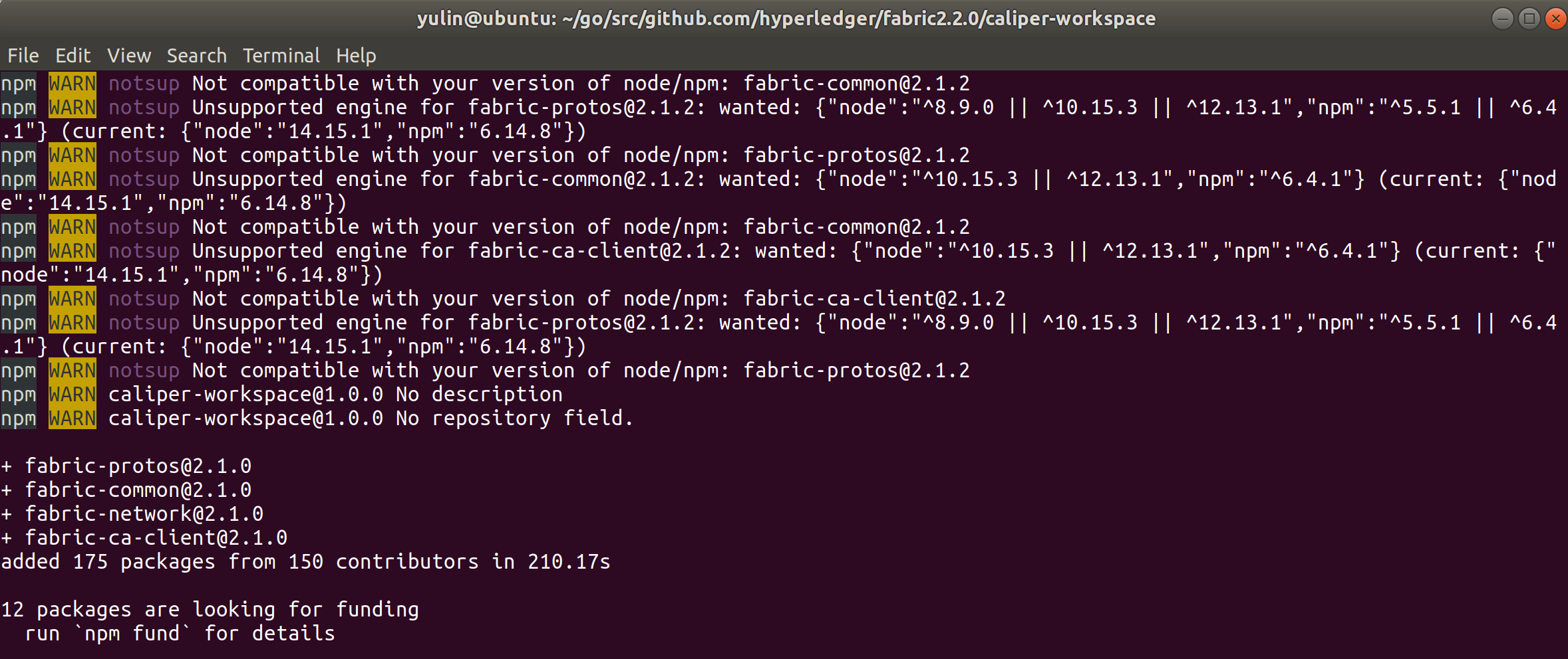 Fabric 2.2.0上搭建Hyperledger caliper进行性能测试_fabric caliper-CSDN博客